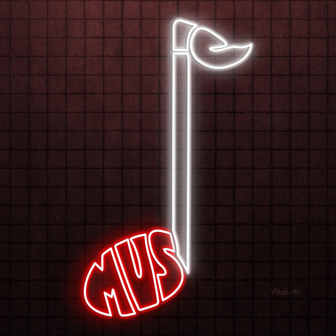 Music Note Neon Sign, Music Note LED Light, Music Room Wall Decor, DJ ...