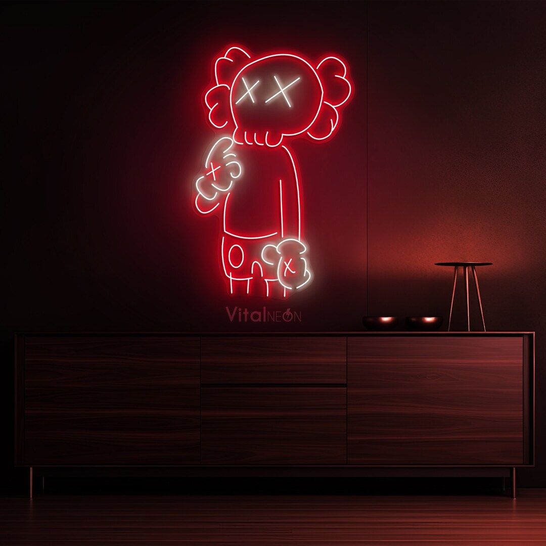 Kaw Neon Sign, Kaw LED Art for Gamers, Anime Lovers, Party Decor ...