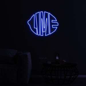 Lime Neon Sign, Lemon Neon Sign, Lime LED Light, Bar Wall Decor, Bar ...
