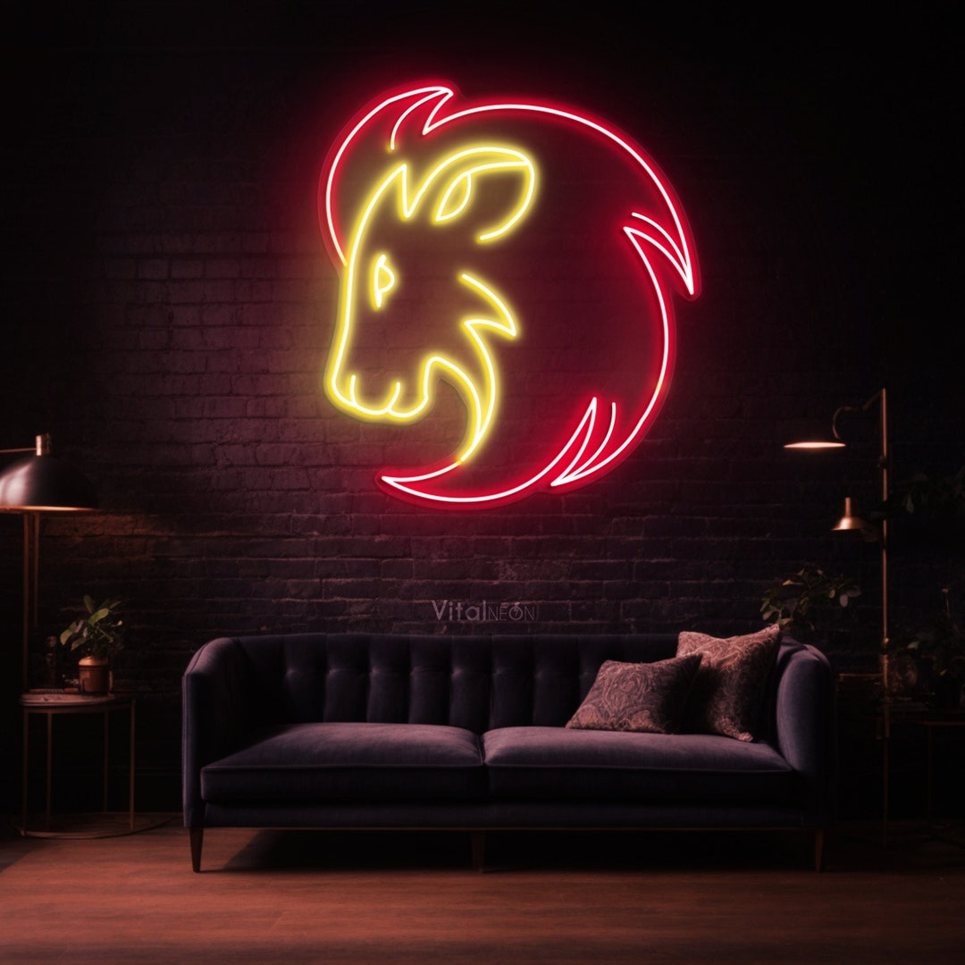 Leo Neon Sign, Zodiac Horoscope Wall Decor, Astrology Neon Lights, Leo ...