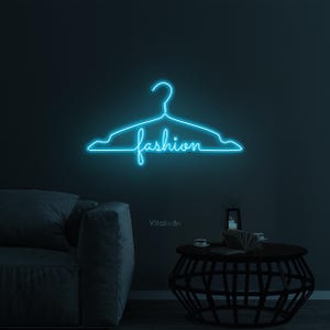 Fashion Neon Sign, Hanger LED Light, Fashion LED Neon Art, Home Wall ...