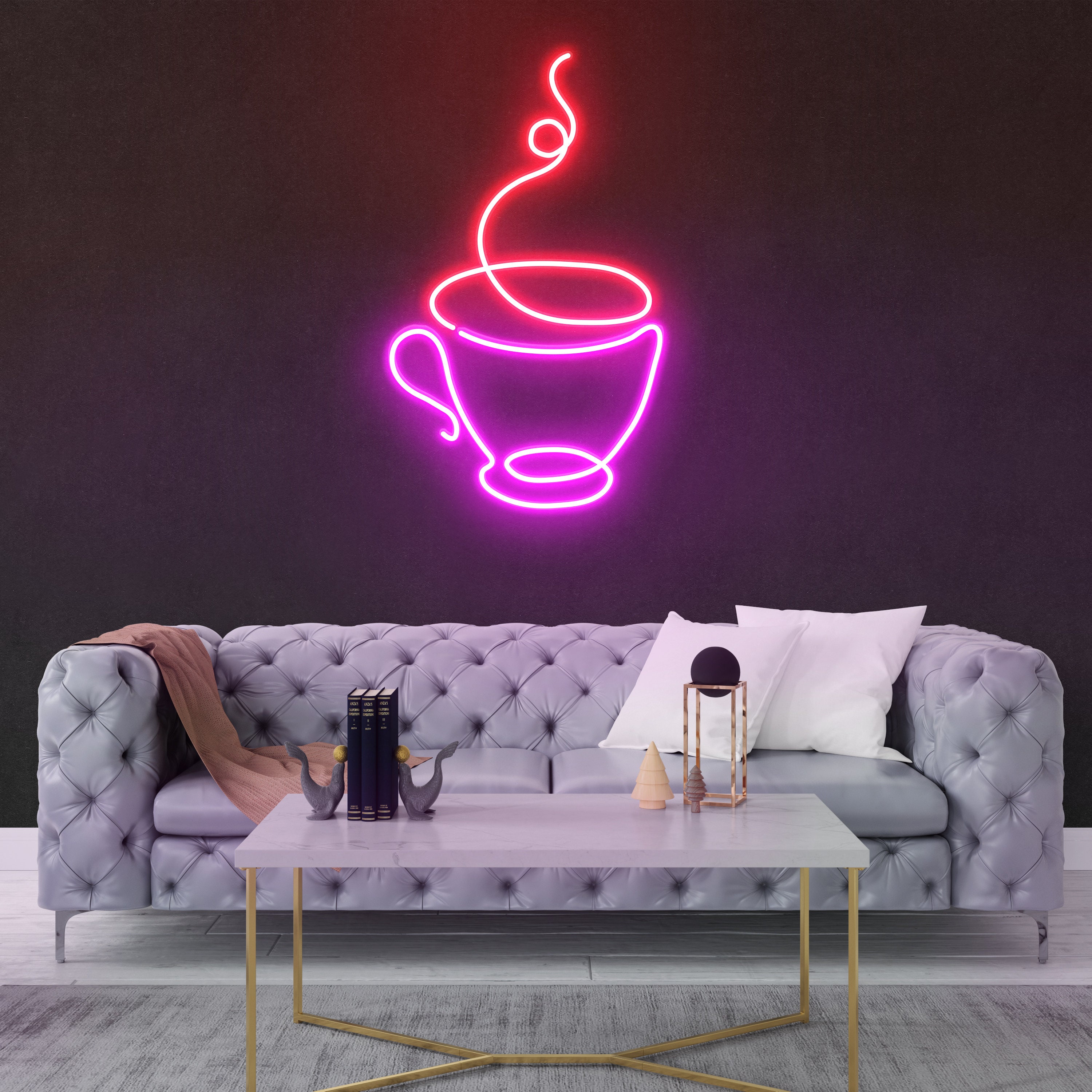 Coffee Cup LED Neon Sign Perfect Coffee Shop Decor Coffee - Etsy