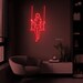 Girl on Swing Neon Sign, Girl on Swing LED Light, Girl on Swing Wall ...