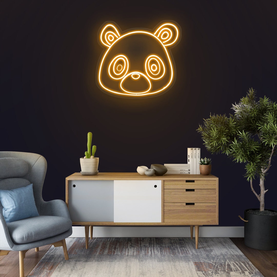 Cute Bear Neon Sign, Bear LED Light for Shop, Party, Gift for Birthdays ...