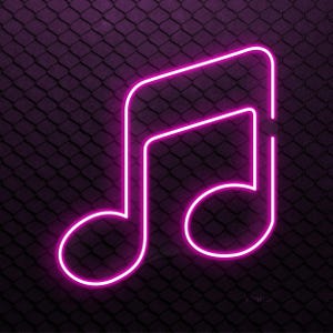 Music Note Neon Sign, Music Note LED Light, Musical Symbol Wall Art ...