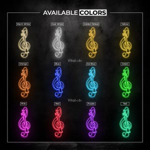 Clarinet Neon Sign, Clarinet LED Light, Clarinet Music Note Wall Art ...