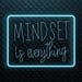 Mindset is Everything Neon Sign, USB 3D Engraved LED Office Decor - Etsy