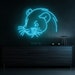 Otter LED Neon Sign Wall Art for Bedroom Kids Room Living Room Home ...