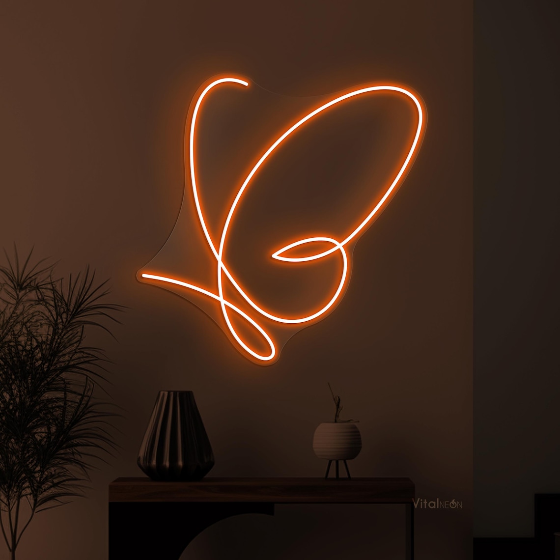 Butterfly Neon Sign, Butterfly LED Light, Nature Wall Decor, Flying ...