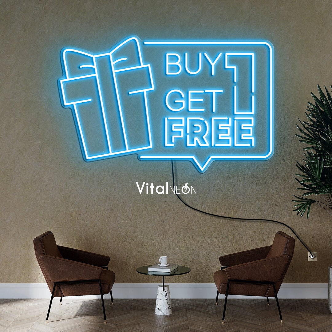 Buy One Get One Free Sign, Led Light, Eye-catching LED Light for ...