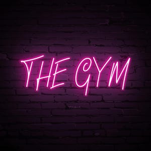 The Gym Neon Sign, the Gym LED Light, the Gym Light up Sign, Body ...