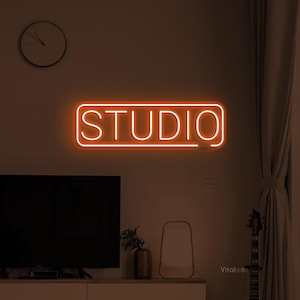 STUDIO Neon Sign, STUDIO LED Light, Studio Logo Wall Decor, Music ...