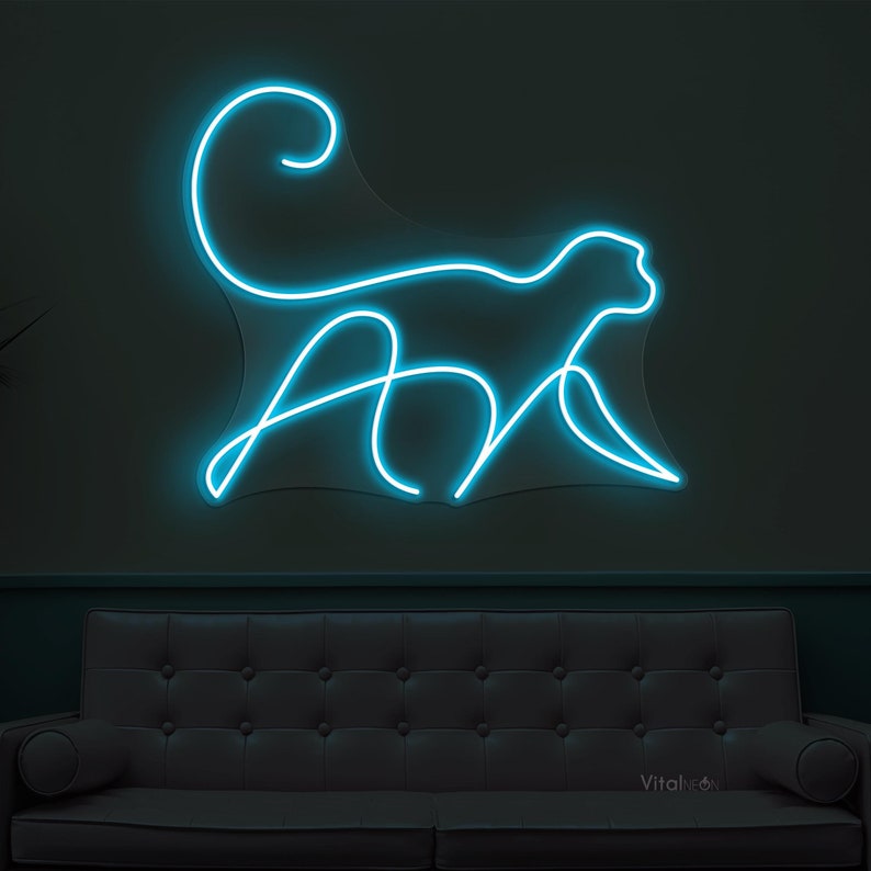 Monkey LED Neon Sign, Kids Room Decor, Animal Shop Light - Etsy
