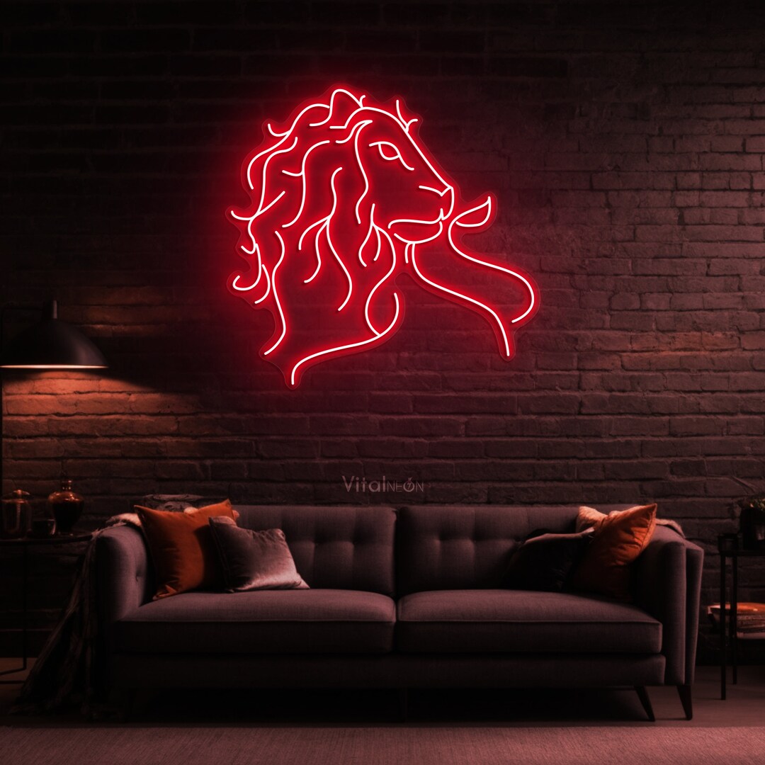 Leo Neon Sign, Zodiac Horoscope Wall Light, Astrology Neon Lights ...