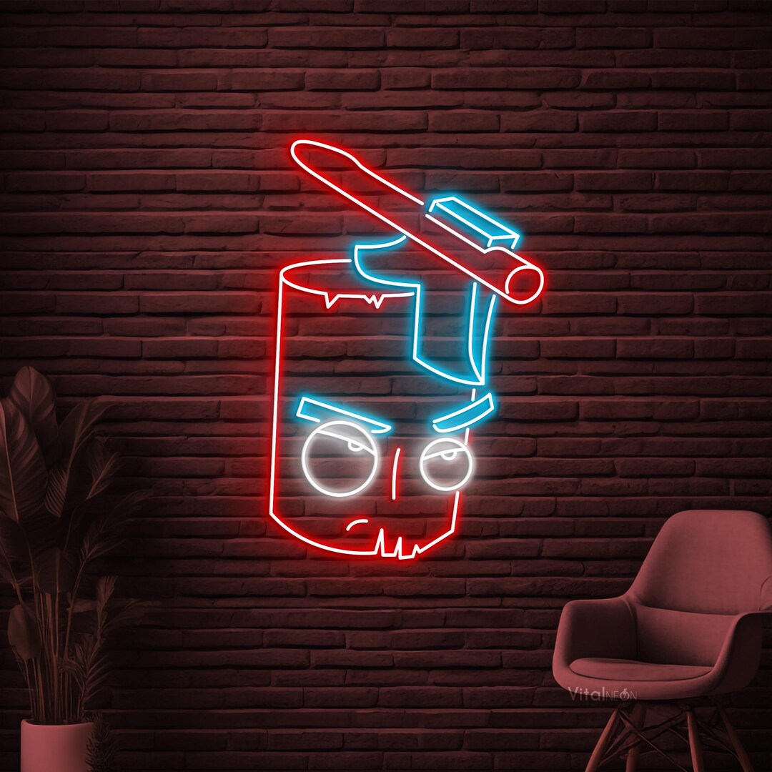 Axe Cutting Wood Neon Sign, Axe Cutting Wood LED Light, Axe Neon Art ...