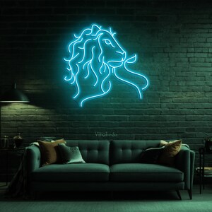 Leo Neon Sign, Zodiac Horoscope Wall Light, Astrology Neon Lights ...