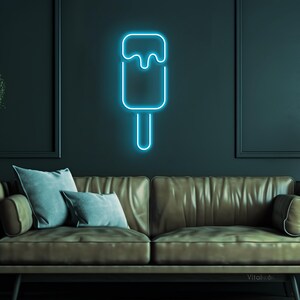 Popsicle Neon Sign, Popsicle LED Light, Ice Cream Wall Decor, Summer ...