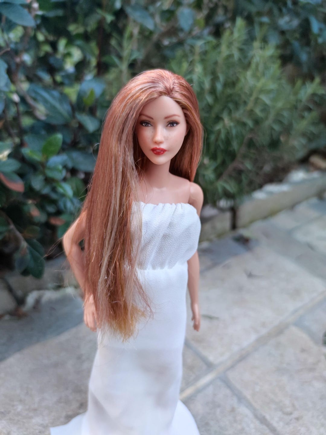Barbie Lindsay Lohan OOAK Doll + White Gown - Etsy
