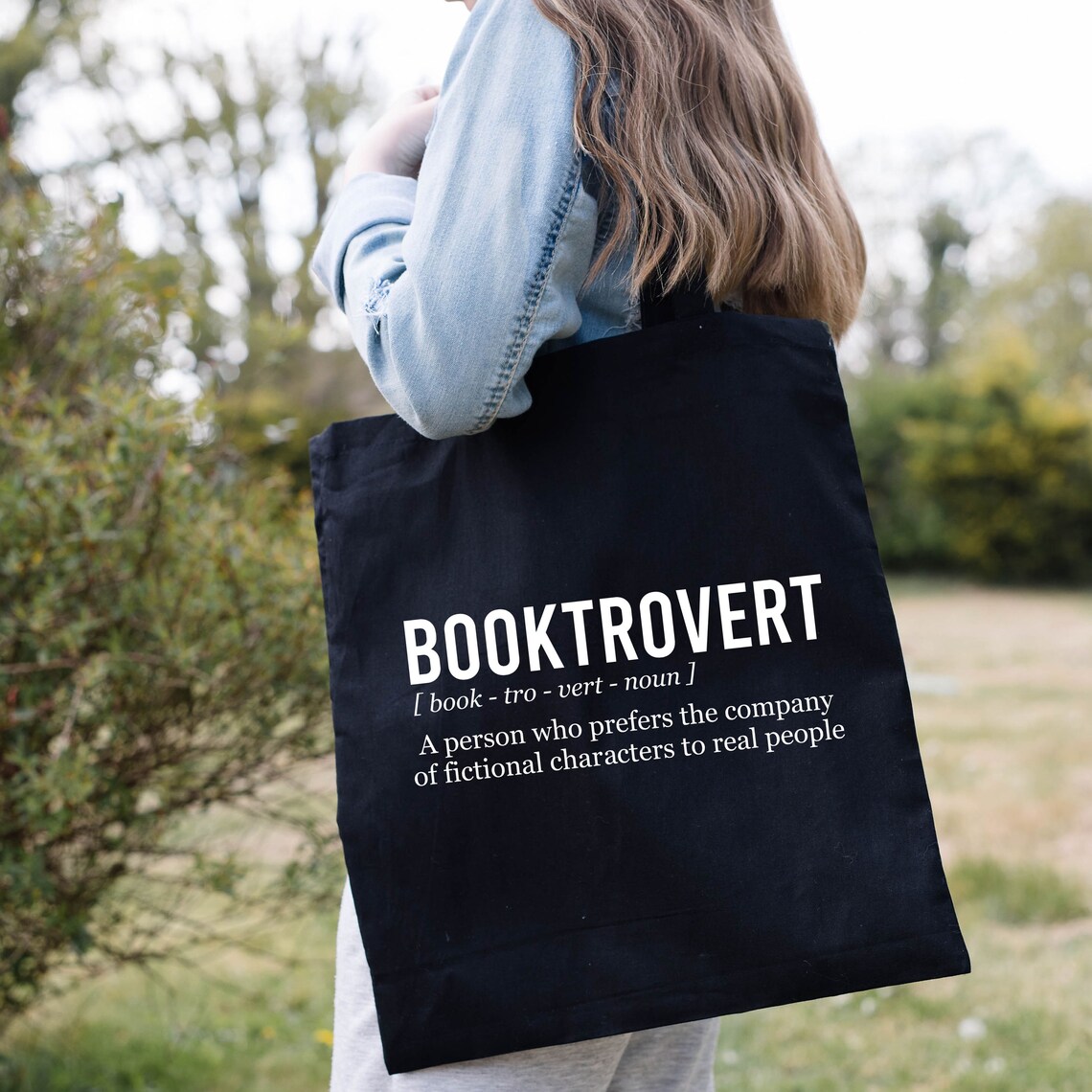 Booktroverter Tote Bag, Book Lover Bag, Gift for Her, Book Lover Gift ...