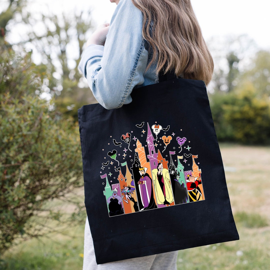 Evil Queen Tote Bag, Halloween Tote Bag, Evil Queen Castle Tote Bag ...