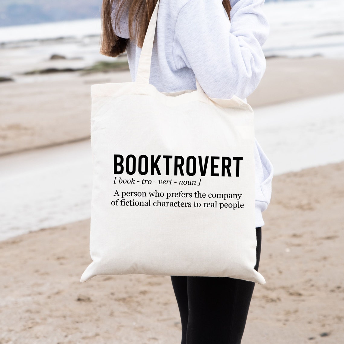 Booktroverter Tote Bag, Book Lover Bag, Gift for Her, Book Lover Gift ...