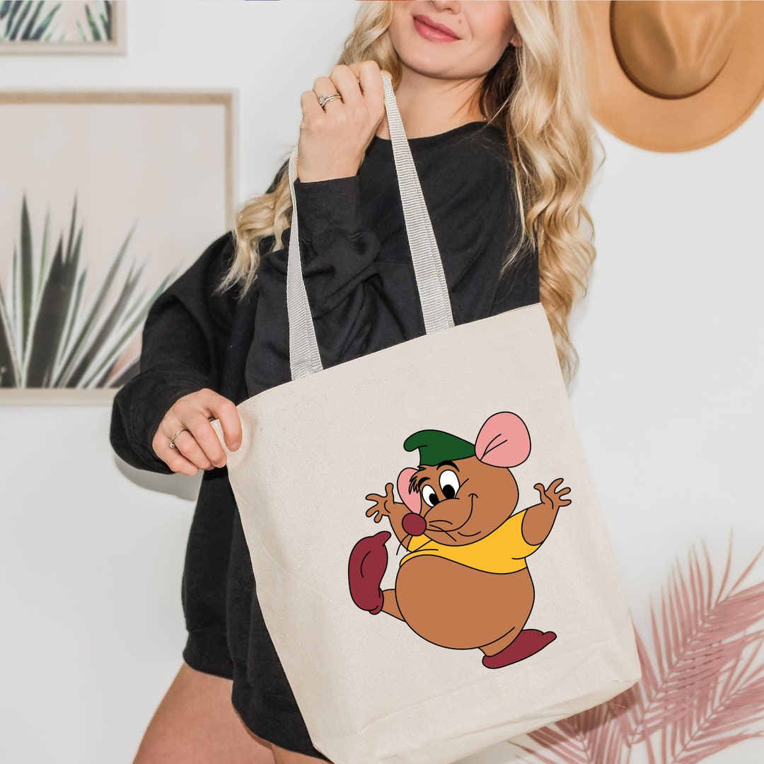 Cute Gus Gus Tote Bag, Cinderella Gus Gus Bag, Lover Bag, Gift for Her ...