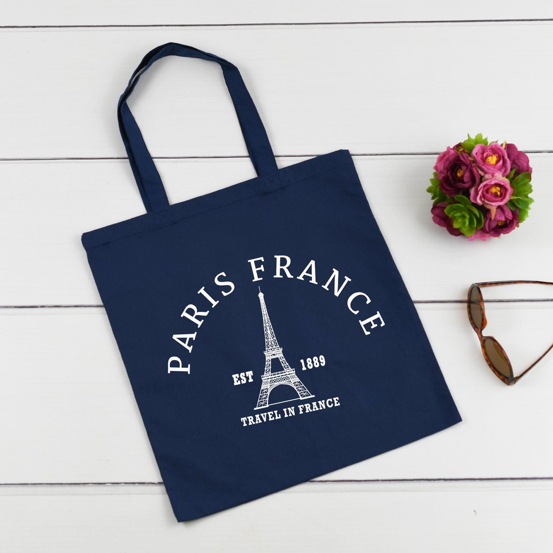 Paris France Tote Bag, Eiffel Tower Bag, Sports Bag, Eiffel Tower ...