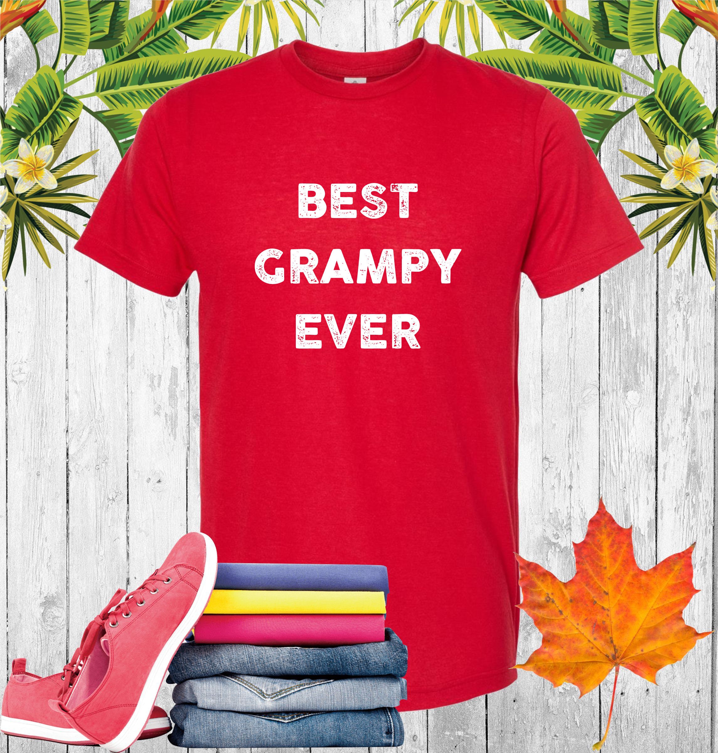 Best Grampy Ever Funny Shirt Men Fathers Day Gift Grampy Shirt Grandpa ...
