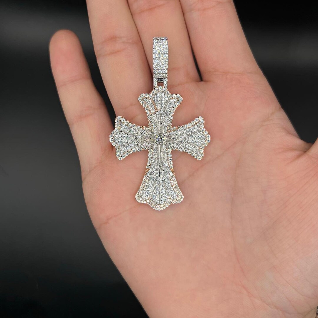 Diamond Cross Necklace, Christian Faith Pendant, Religious Jewelry ...