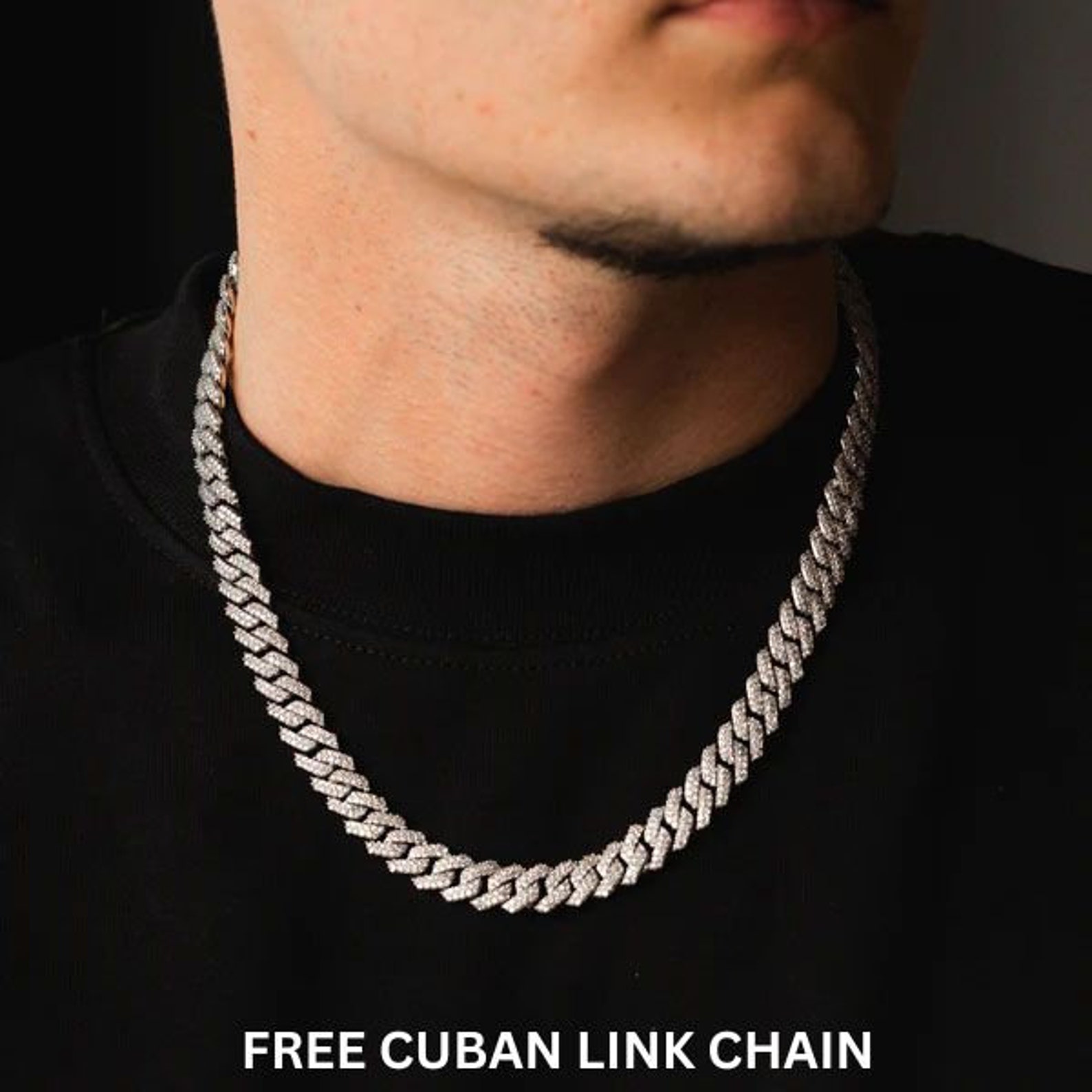 Iced Out Custom Pendant Icy Diamond Bling Hip Hop Men - Etsy