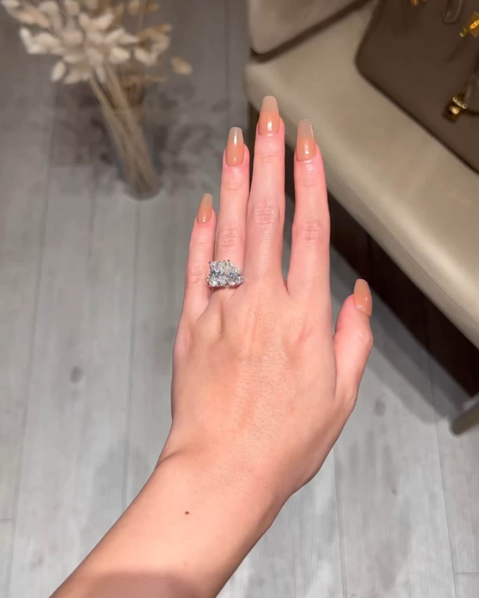 6 Ct Toi Et Moi Celebrity Engagement Ring, Two Stone Promise Ring ...