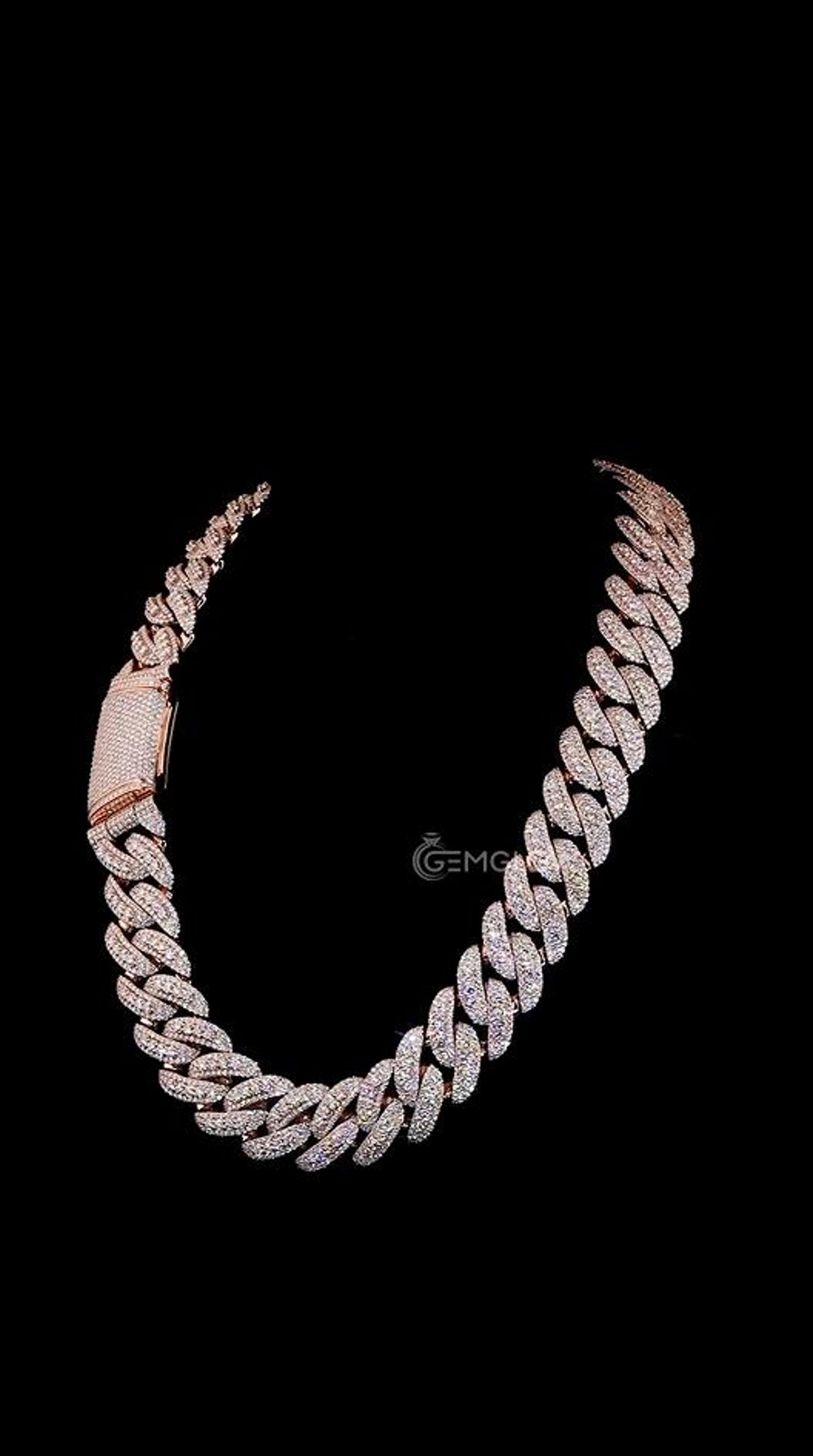 22mm Cuban Link Chain, Hip Hop Bling Rapper Chain, Gift for Him & Her ...