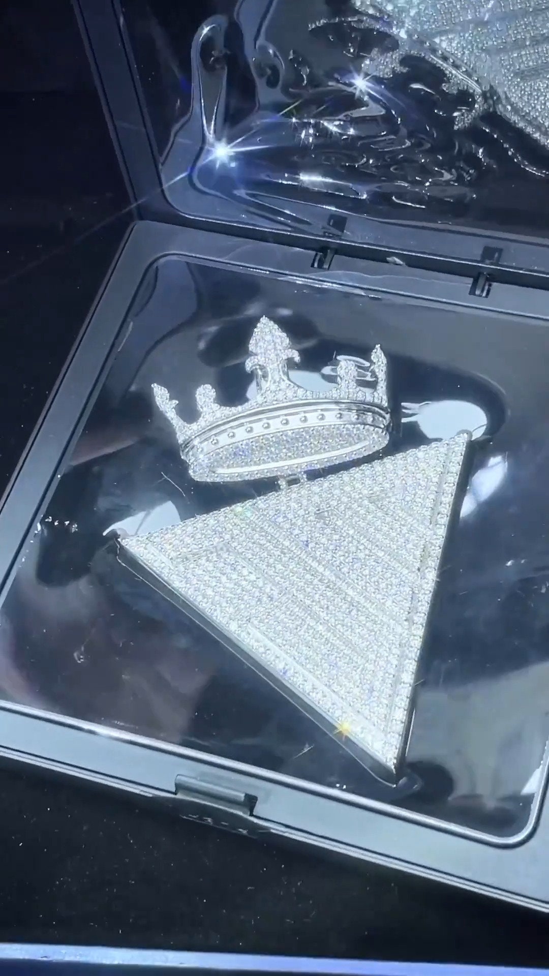 Iced Out Custom Pendant Icy Diamond Bling Hip Hop Men - Etsy