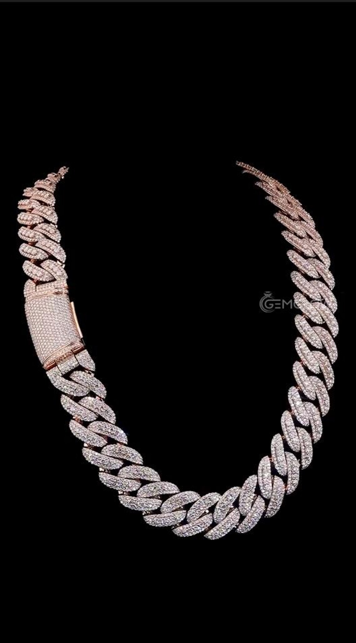 22mm Cuban Link Chain, Hip Hop Bling Rapper Chain, Gift for Him & Her ...