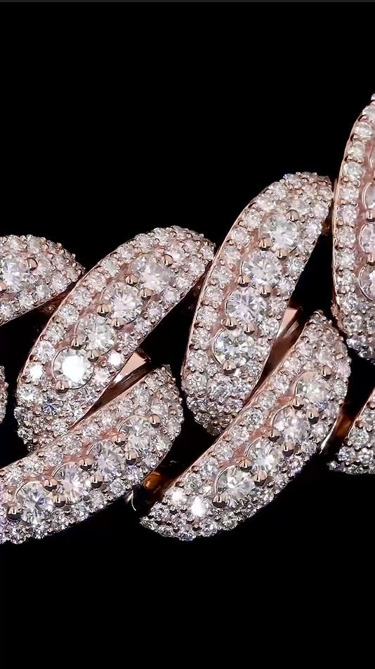 22mm Cuban Link Chain, Hip Hop Bling Rapper Chain, Gift for Him & Her ...