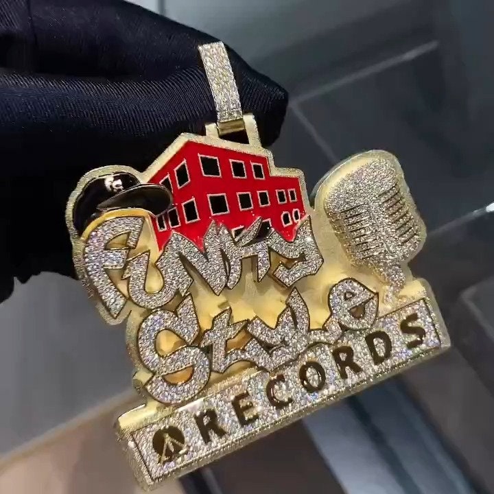Custom 3D Icedout Hiphop Pendant, Trending Hip Hop Mens Jewelry ...