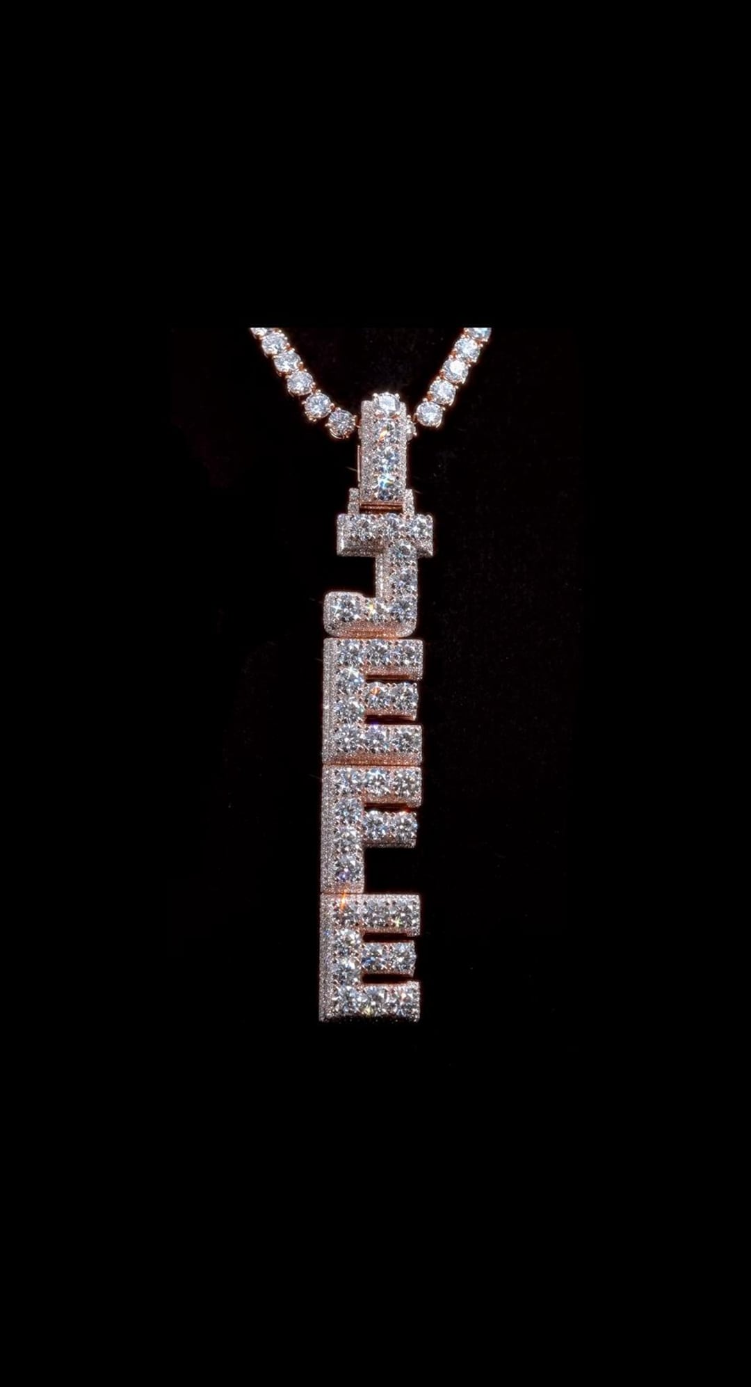 Initial Letter Pendant, Custom Fully Iced Letter Pendant, Rapper's Hip ...