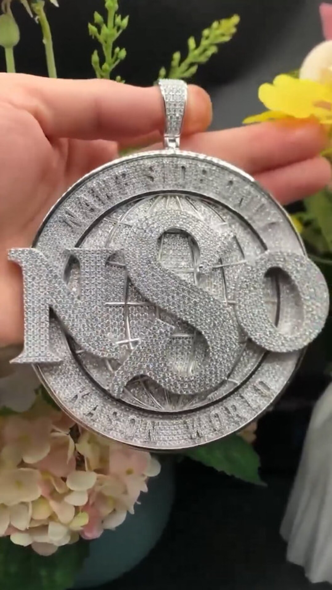 Moissanite Hip Hop Pendant Custom Name Pendant Hip Hop Jewelry Birthday ...