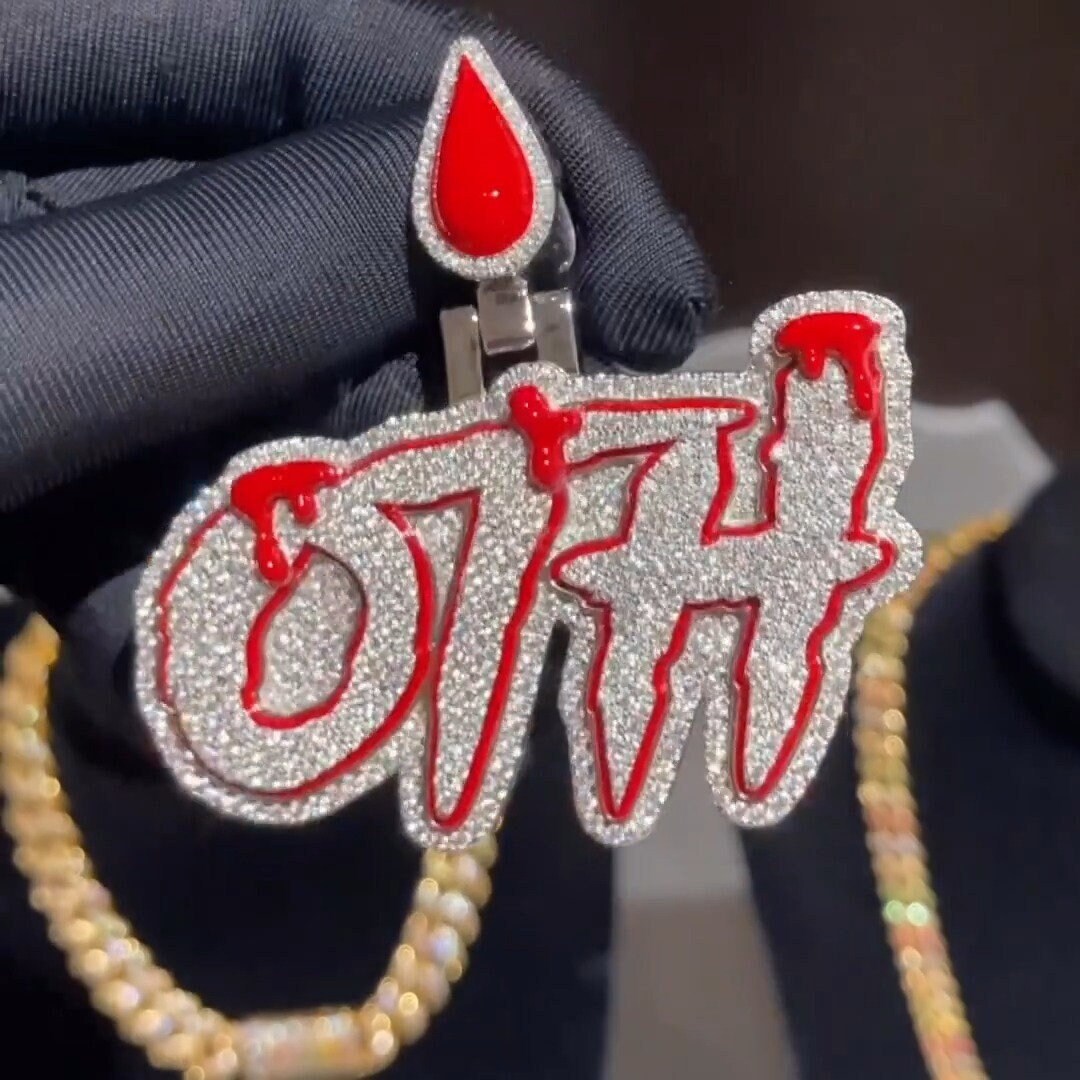 Dual Tone Hip Hop Pendant, Personalized Custome Pendant for Men and ...