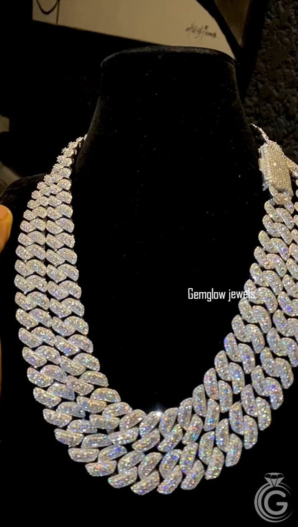 15mm Cuban Link Chain, Hip Hop Bling Rapper Chain, Gift for Him & Her ...