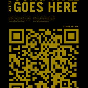 Personalised Song Poster | High-resolution Prints + Mobile Phone ...