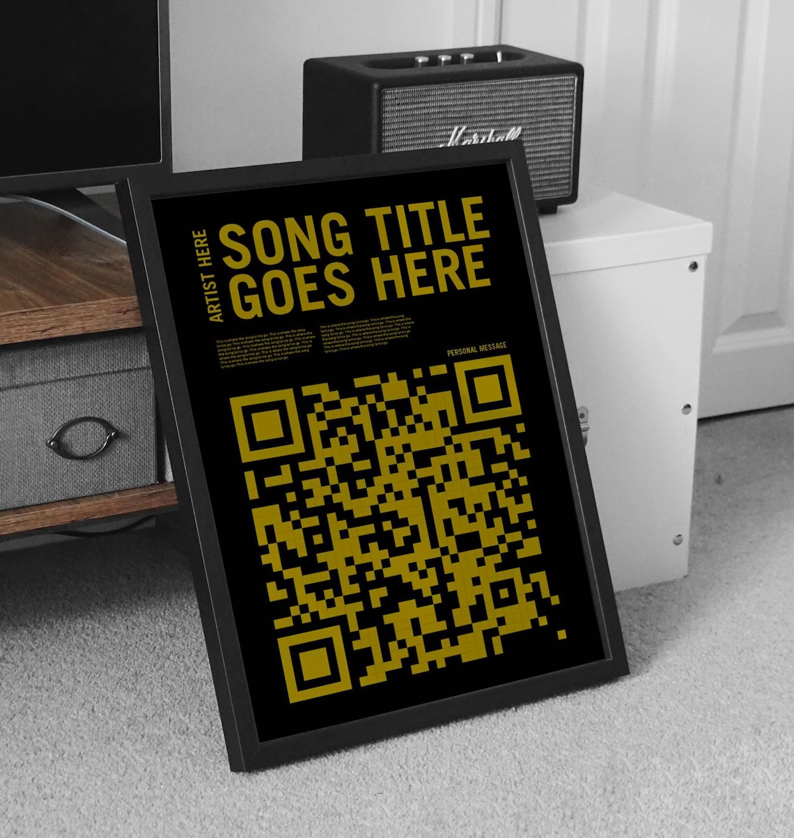 Personalised Song Poster | High-resolution Prints + Mobile Phone ...