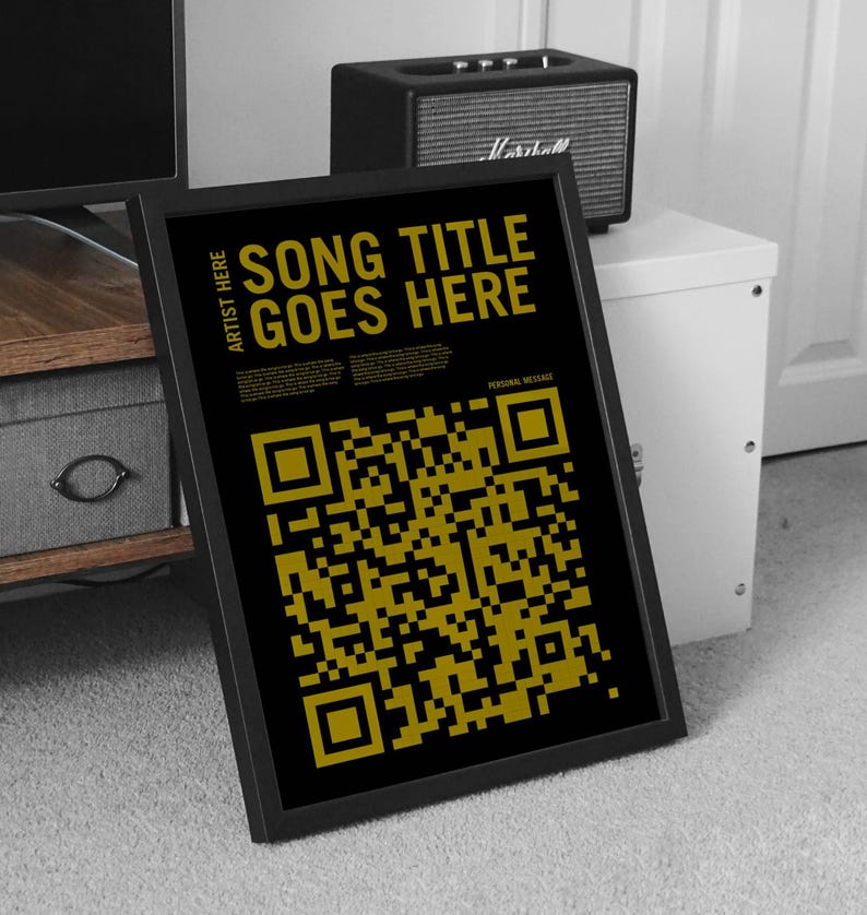 Personalised Song Poster | High-resolution Prints + Mobile Phone ...