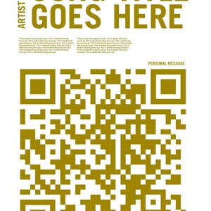 Personalised Song Poster | High-resolution Prints + Mobile Phone ...