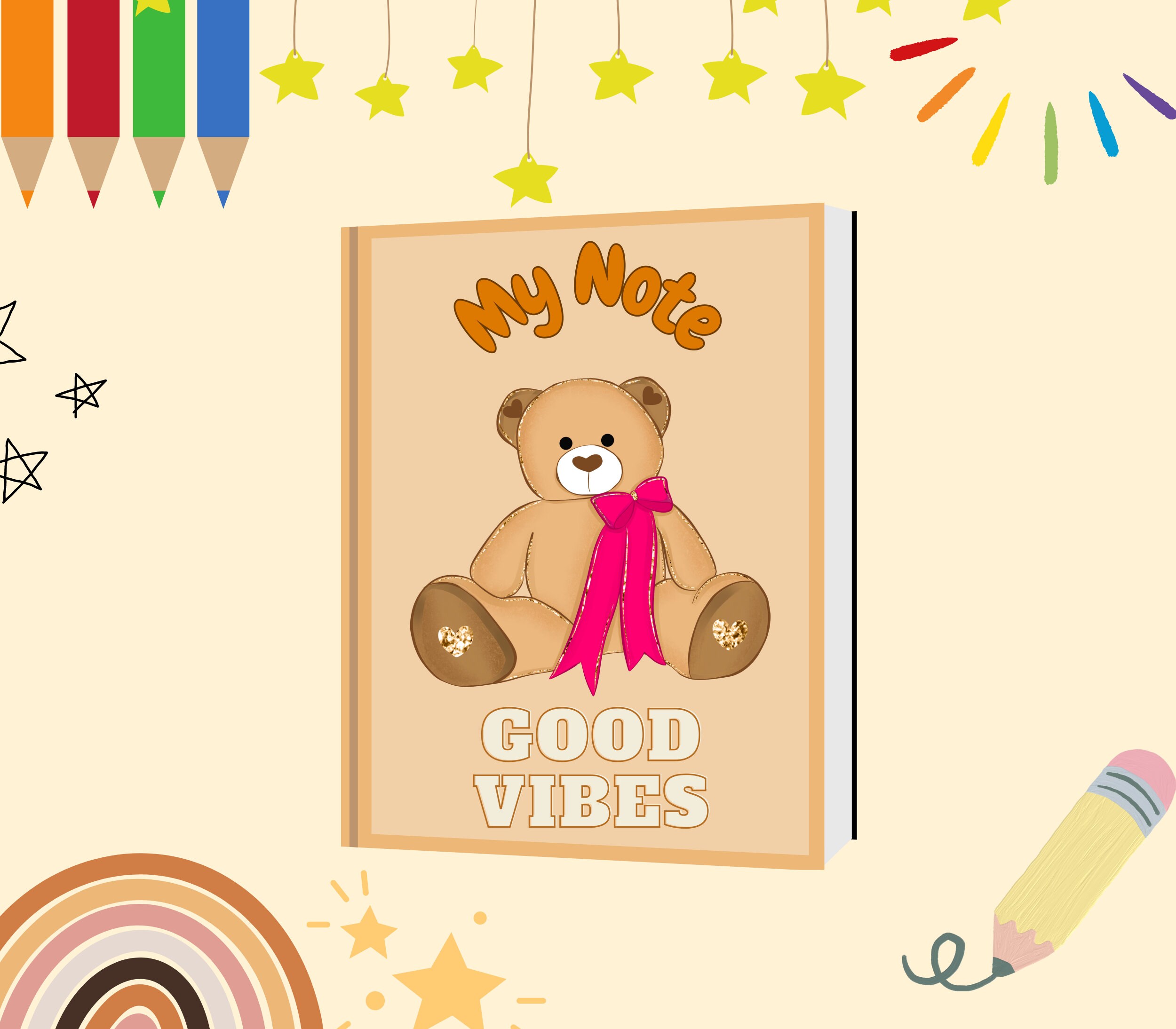 Printable Daily Note, Adult Note, Kids Note, Children Note, Printable ...