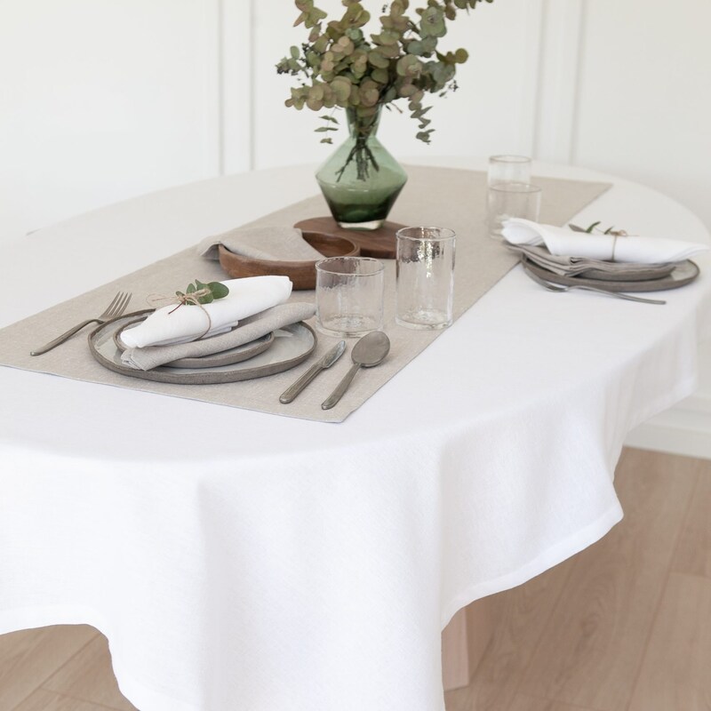 Oval Table Cloth - Etsy