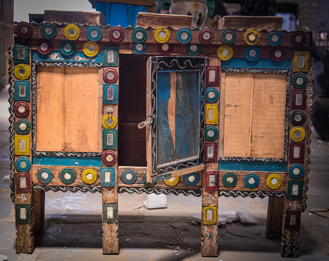 Handcrafted Wooden Damchiya Traditional Indian Dowry Box Vintage ...