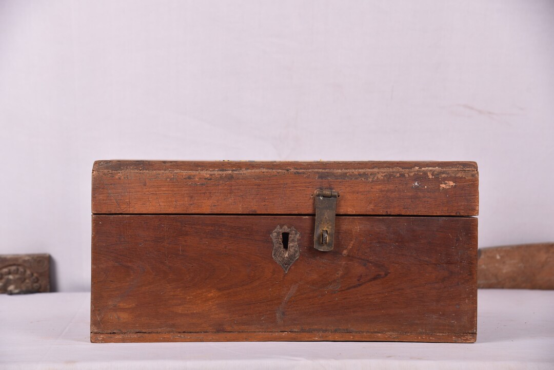 Vintage Indian Merchant Old Money Box Antique Collectible - Etsy