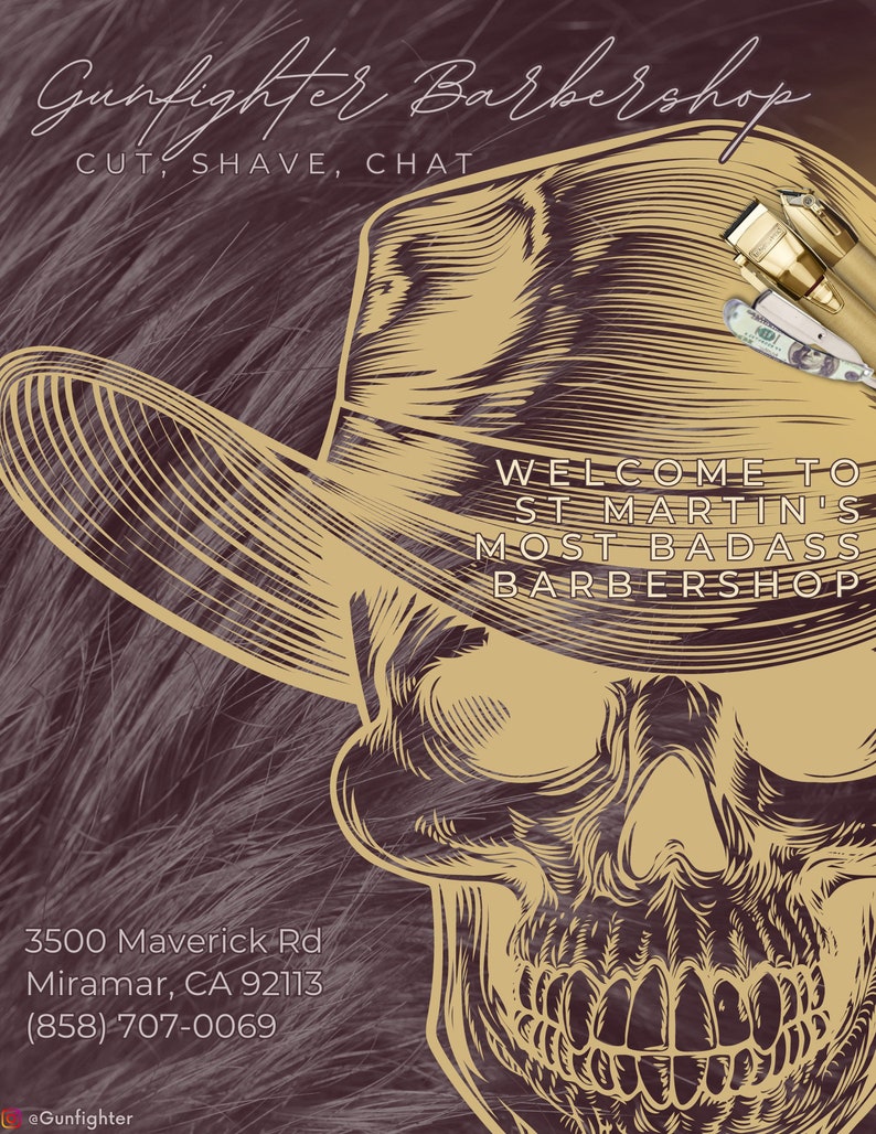 Printable Artwork Barber Shop Price List Template, Edit and Print From ...