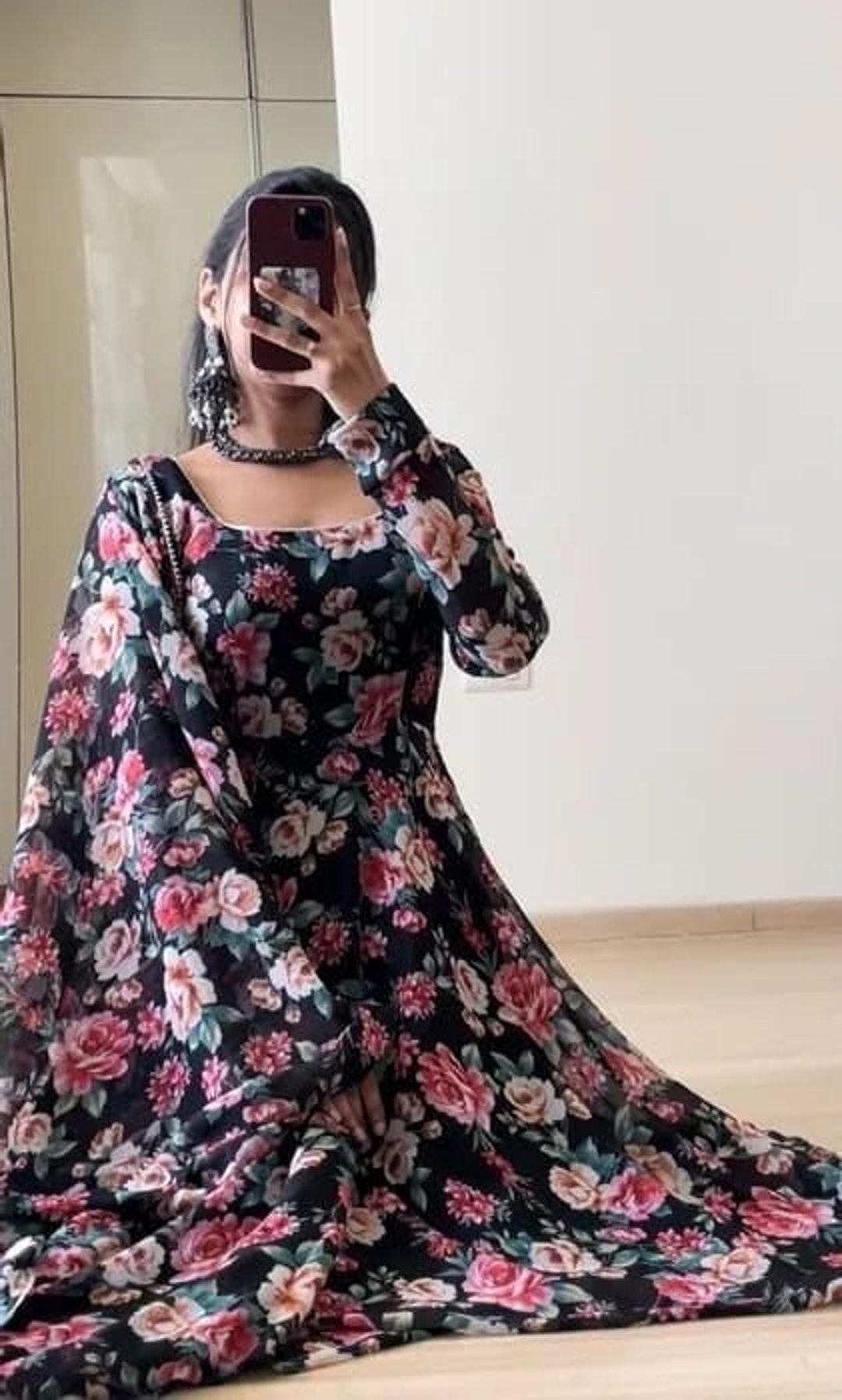 Buy Designer Party Wear Gown for Women in Faux Georgette Fabric Online ... Buy Designer Party Wear Gown for Women in Faux Georgette Fabric Online ...